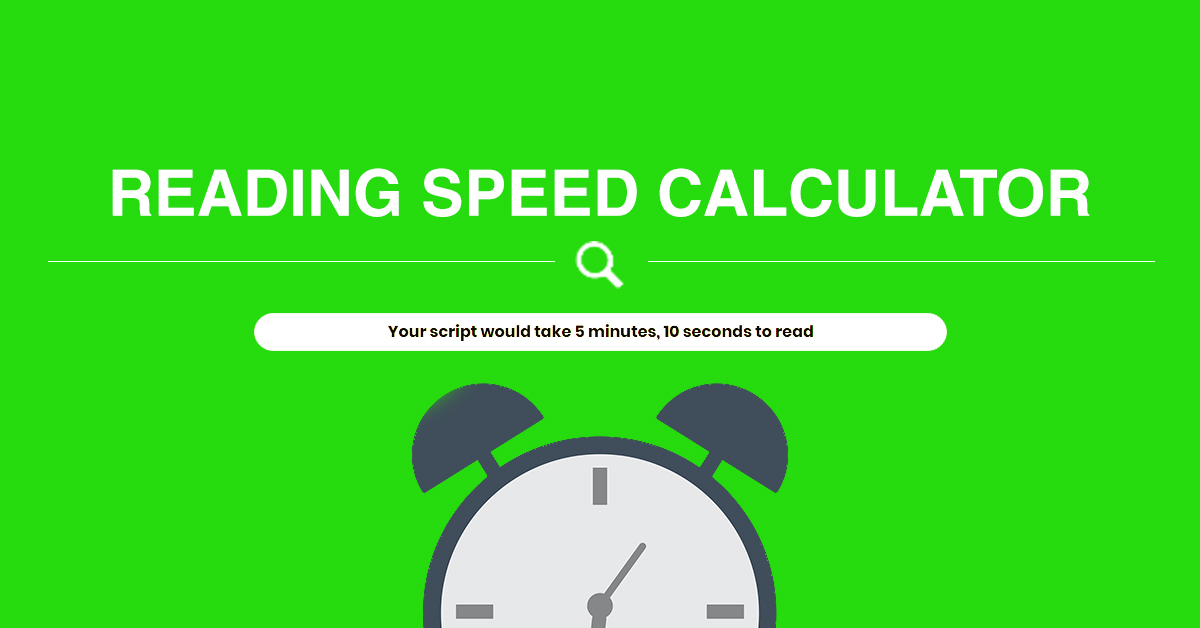 Reading Speed Calculator